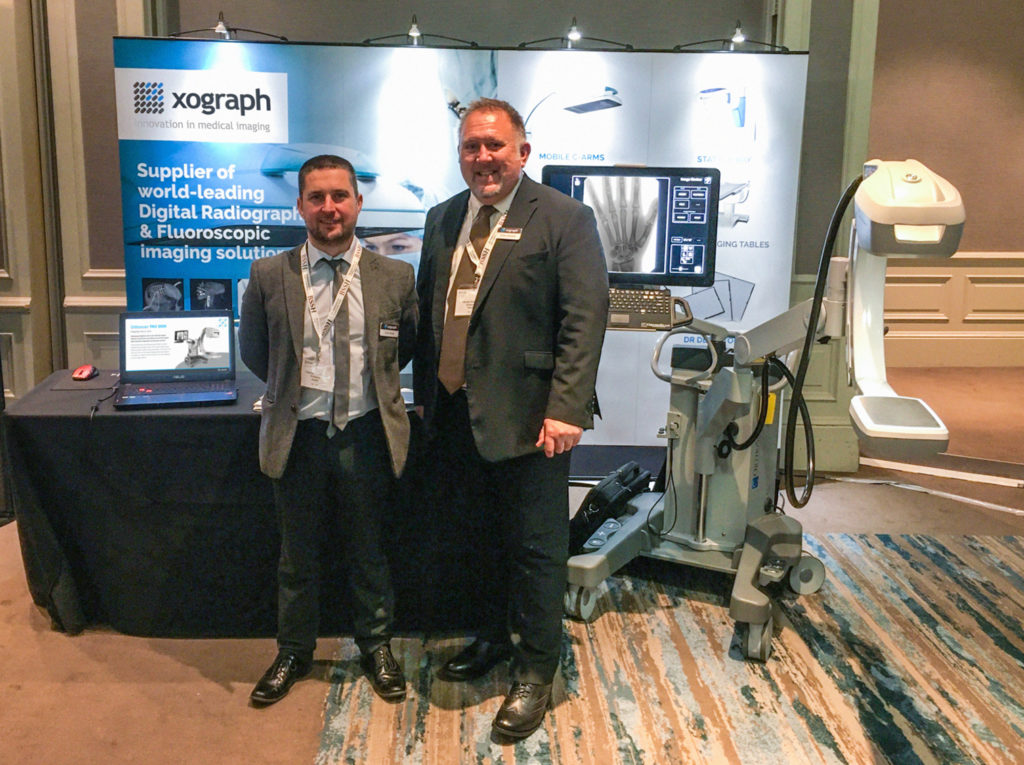 Latest mini C-arm at the BSSH exhibition featuring Xograph